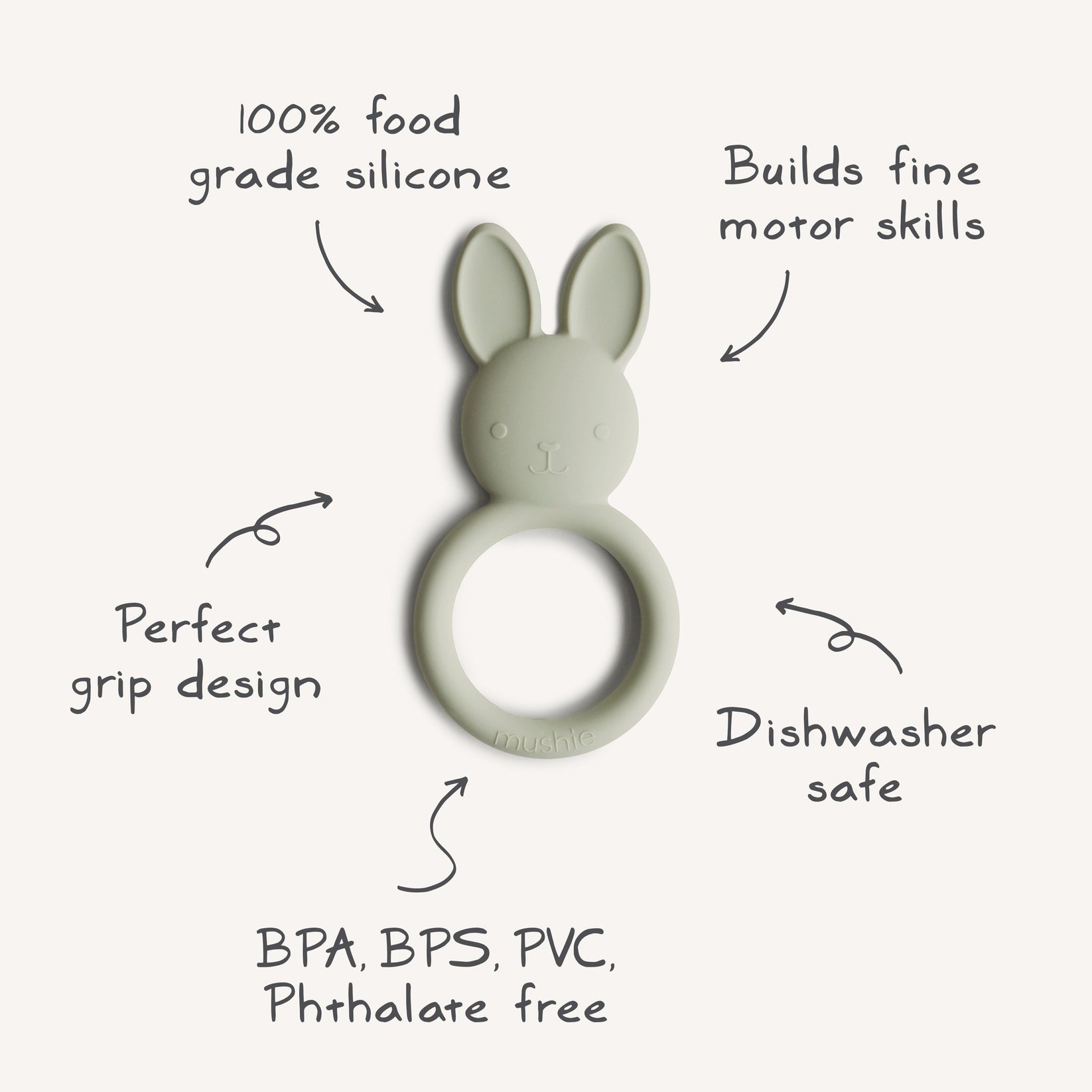 Bunny Teether – August + Willow